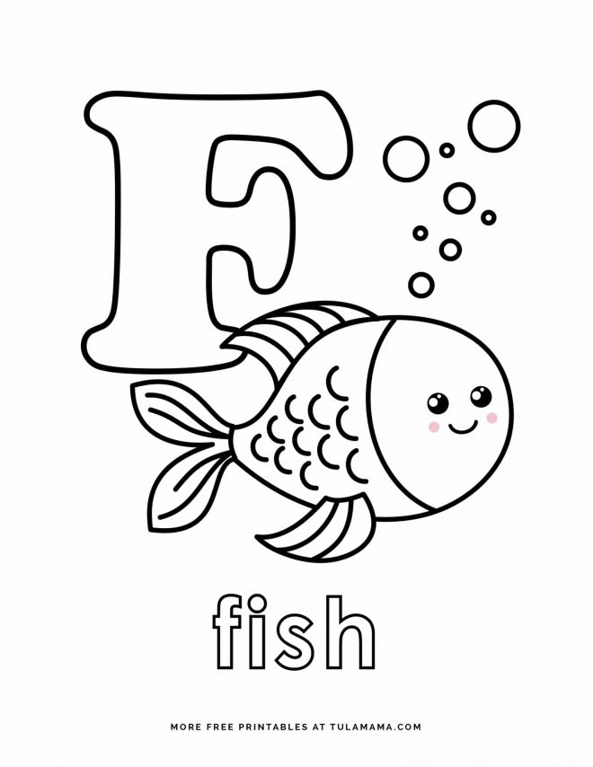 Fun And Easy To Print ABC Coloring Pages For Preschoolers ...