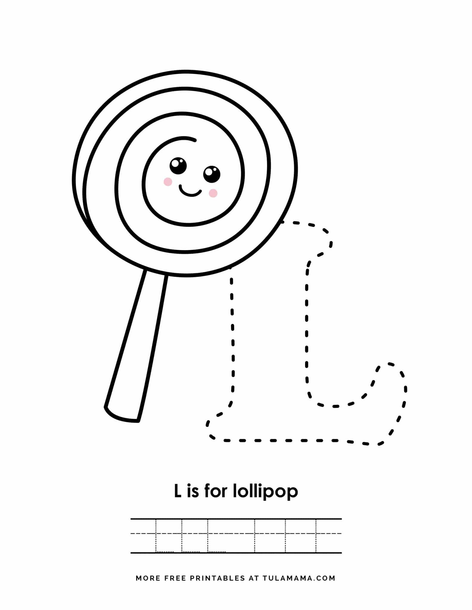 Fun, Free & Easy To Print Letter L Coloring Pages - Tulamama
