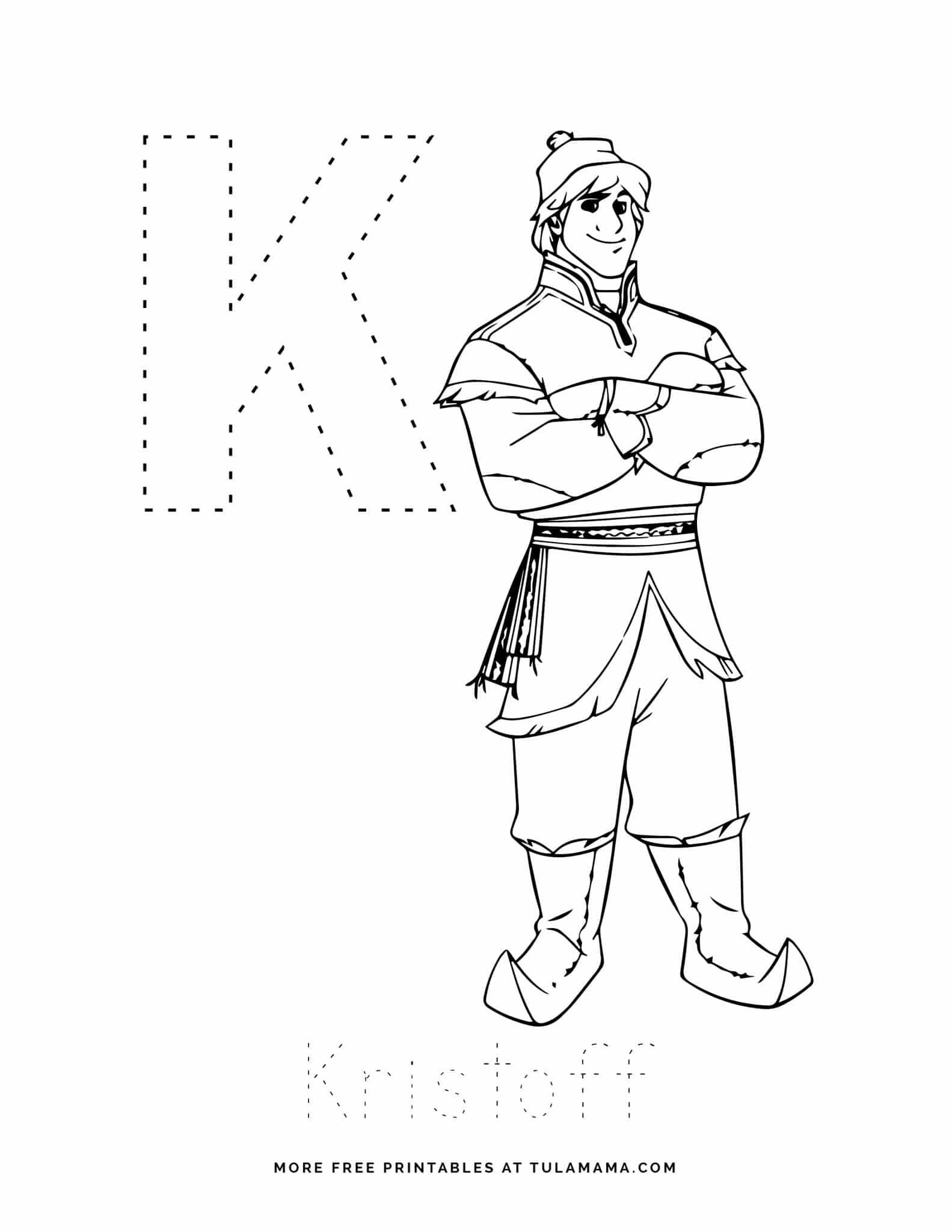 Free Printable Disney Alphabet Letter Tracing Worksheets - Tulamama