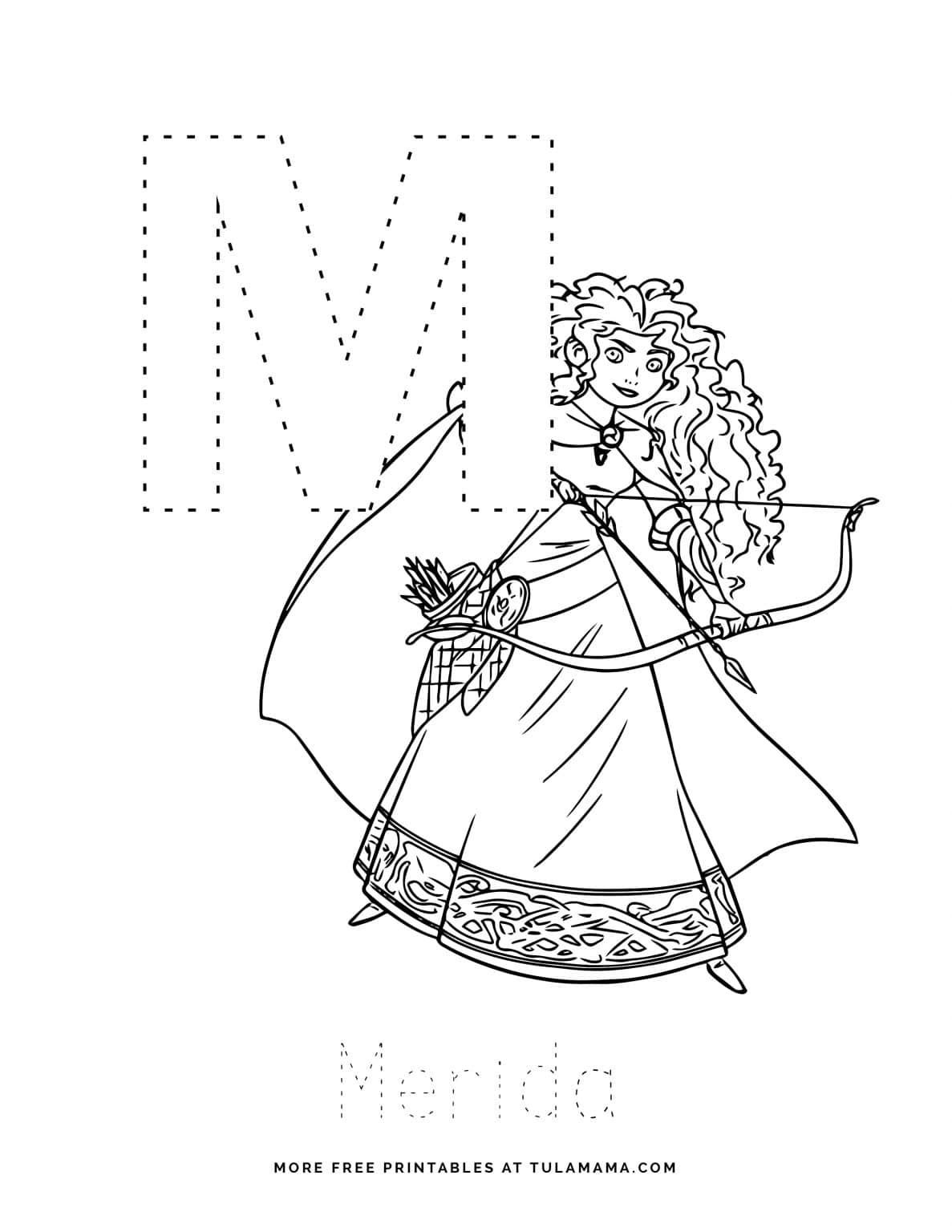 Free Printable Disney Alphabet Letter Tracing Worksheets - Tulamama