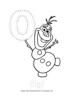 Free Printable Disney Alphabet Letter Tracing Worksheets - Tulamama