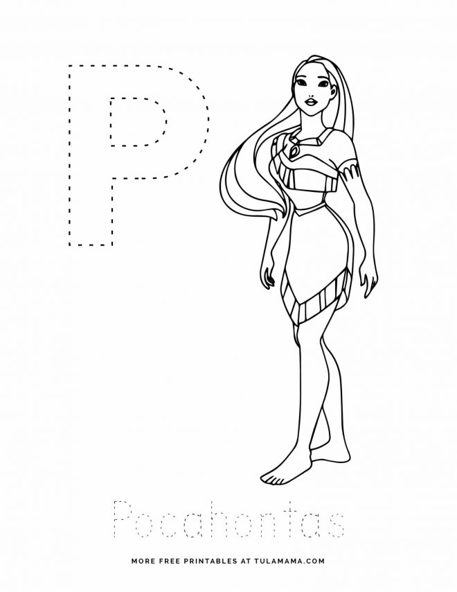 Free Printable Disney Alphabet Letter Tracing Worksheets - Tulamama
