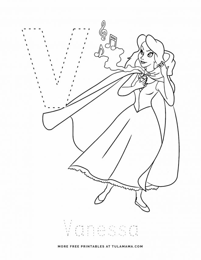 Free Printable Disney Alphabet Letter Tracing Worksheets - Tulamama