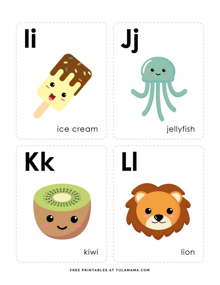 Fun, Free & Engaging Alphabet Flash Cards For Preschoolers - Tulamama