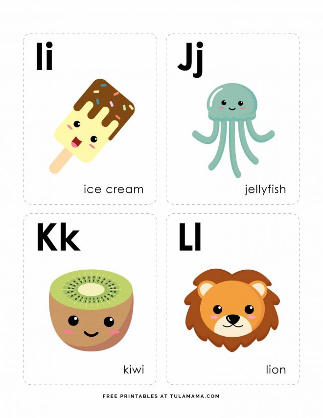 Fun, Free & Engaging Alphabet Flash Cards For Preschoolers - Tulamama