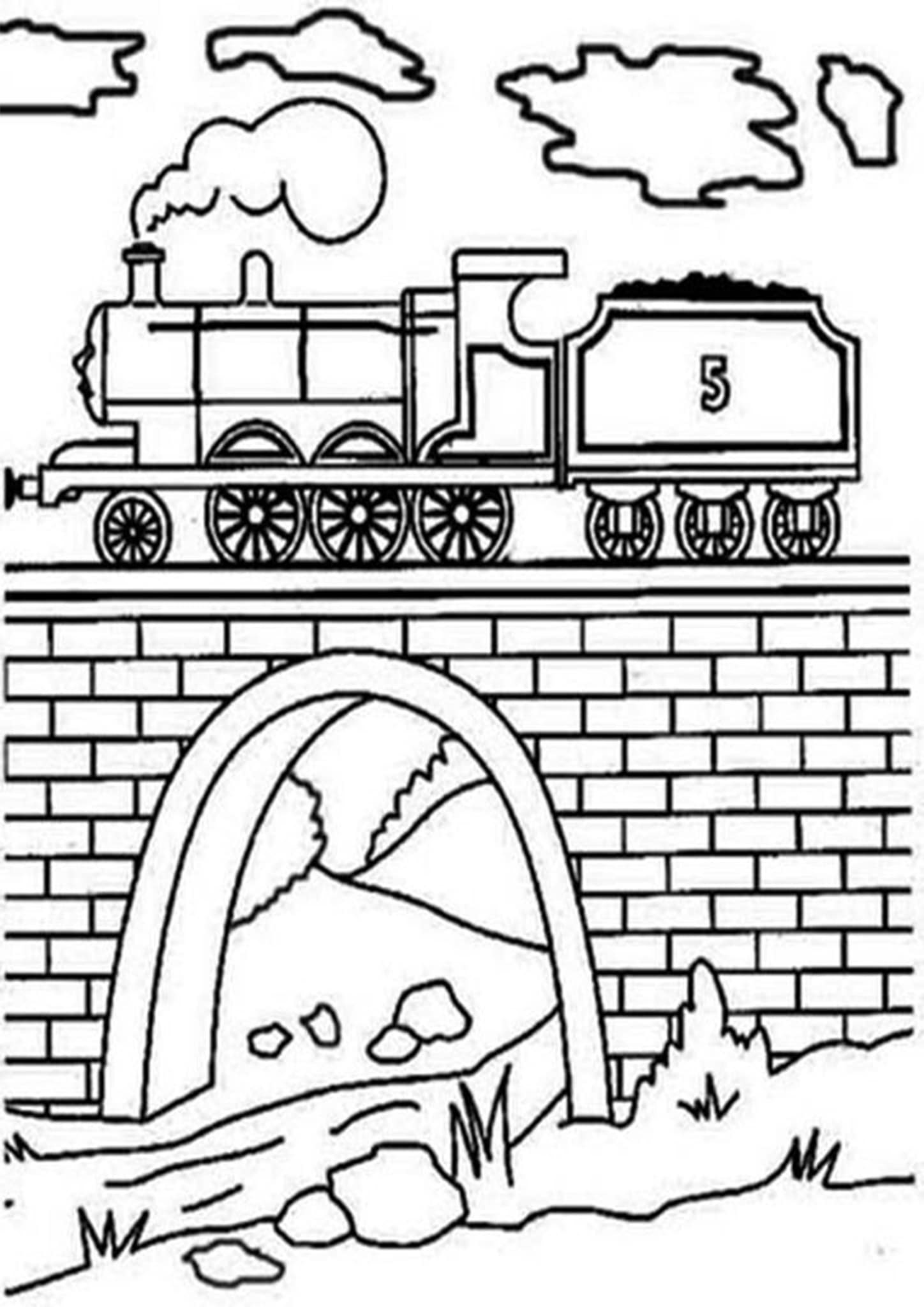 Free & Easy To Print Train Coloring Pages - Tulamama