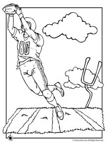 Free & Easy To Print Football Coloring Pages - Tulamama