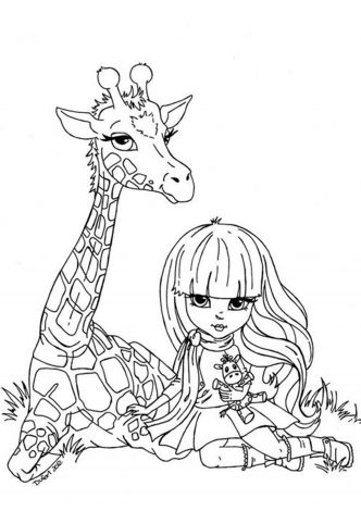 Free & Easy To Print Giraffe Coloring Pages - Tulamama
