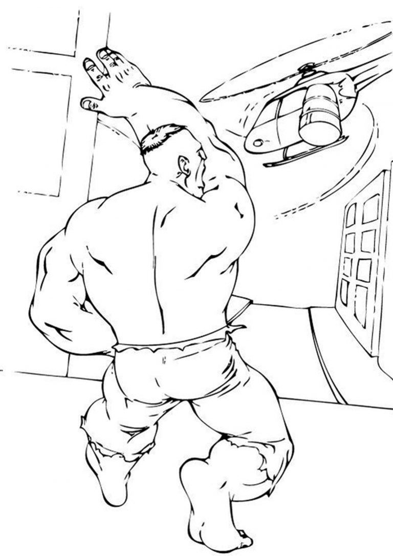 Free & Easy To Print Hulk Coloring Pages - Tulamama
