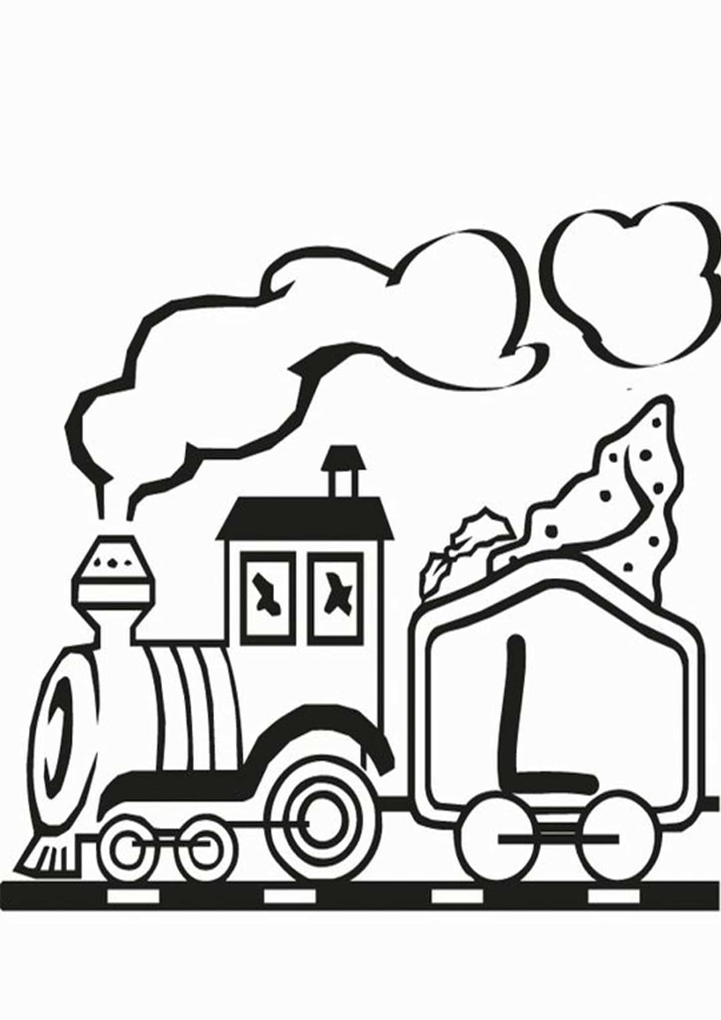 Free & Easy To Print Train Coloring Pages - Tulamama