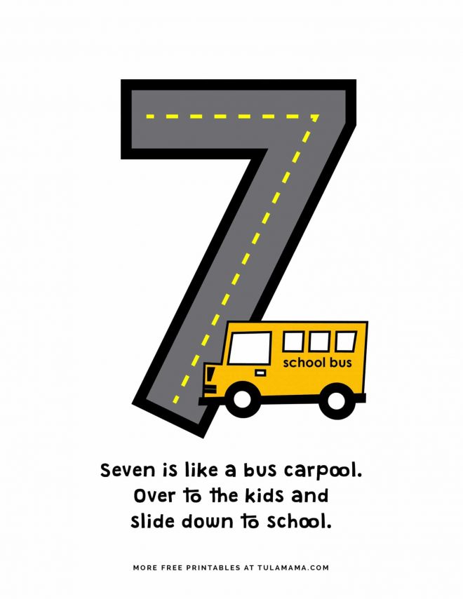 Free Printable Number Formation Rhymes For Fun Learning - Tulamama