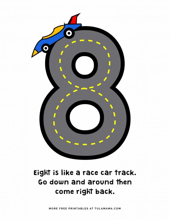 Free Printable Number Formation Rhymes For Fun Learning - Tulamama