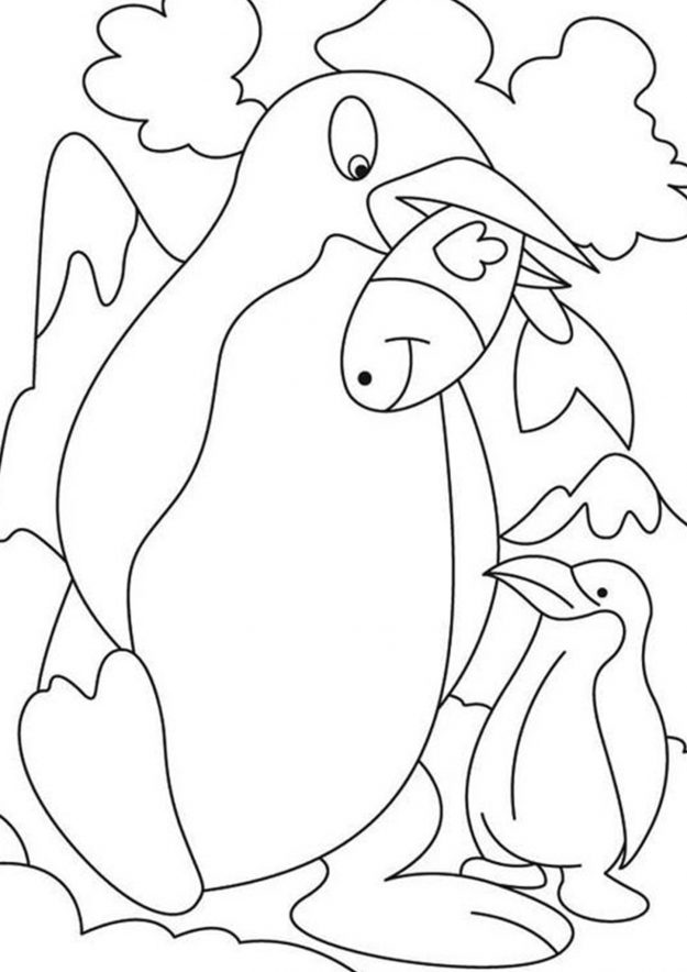 Free & Easy To Print Penguin Coloring Pages - Tulamama