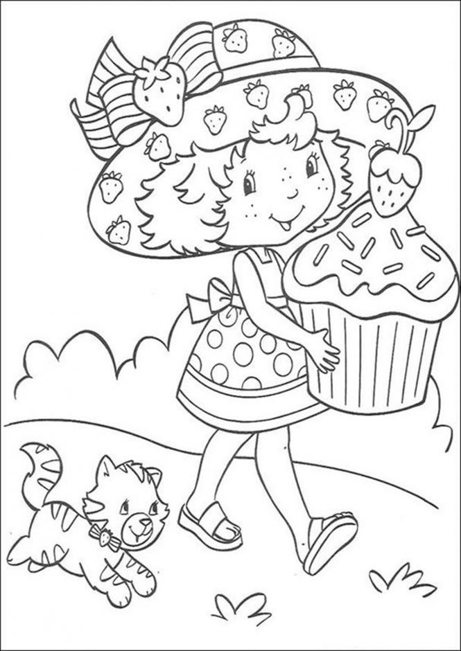 Free & Easy To Print Cupcake Coloring Pages - Tulamama