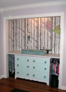 Beautiful Ideas On Setting Up A Diaper Changing Station For A Small ...