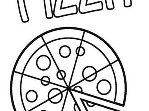 Free & Easy To Print Pizza Coloring Pages - Tulamama
