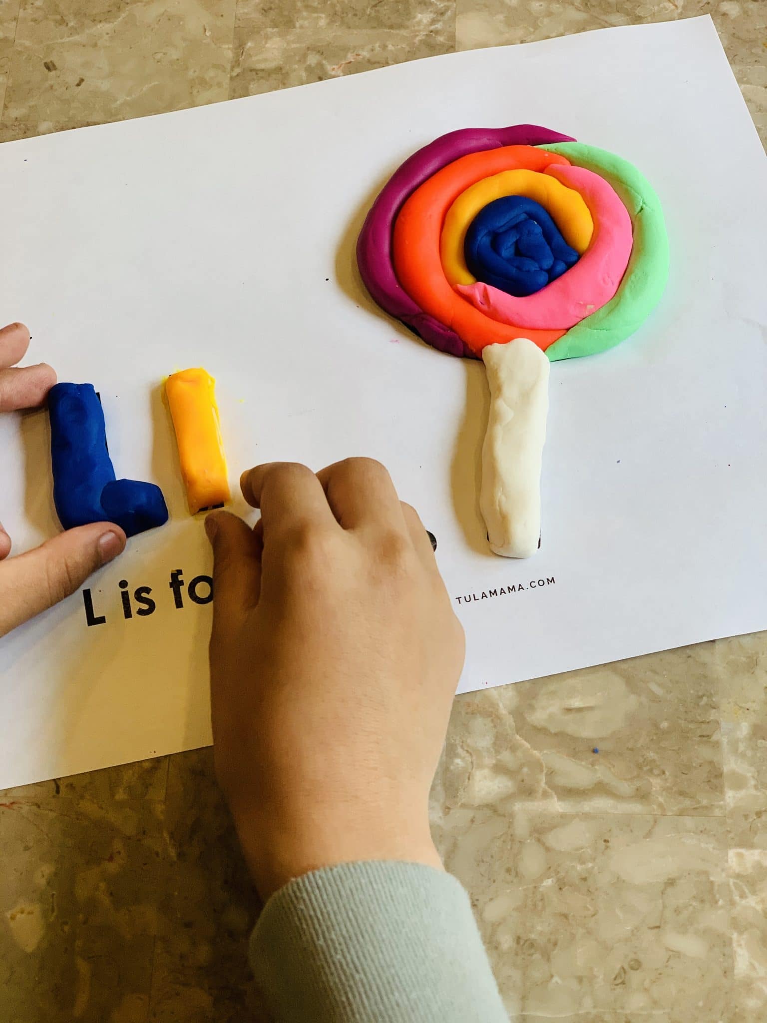 Free & Fun Printable Alphabet Playdough Mats - Tulamama