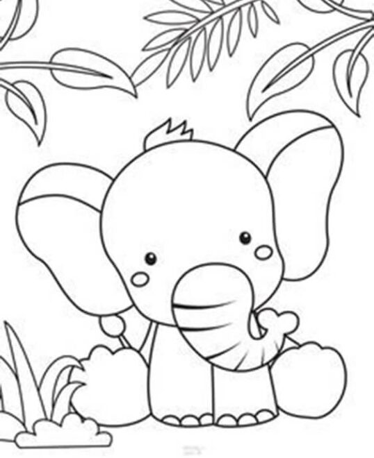 Free & Easy To Print Baby Animal Coloring Pages - Tulamama