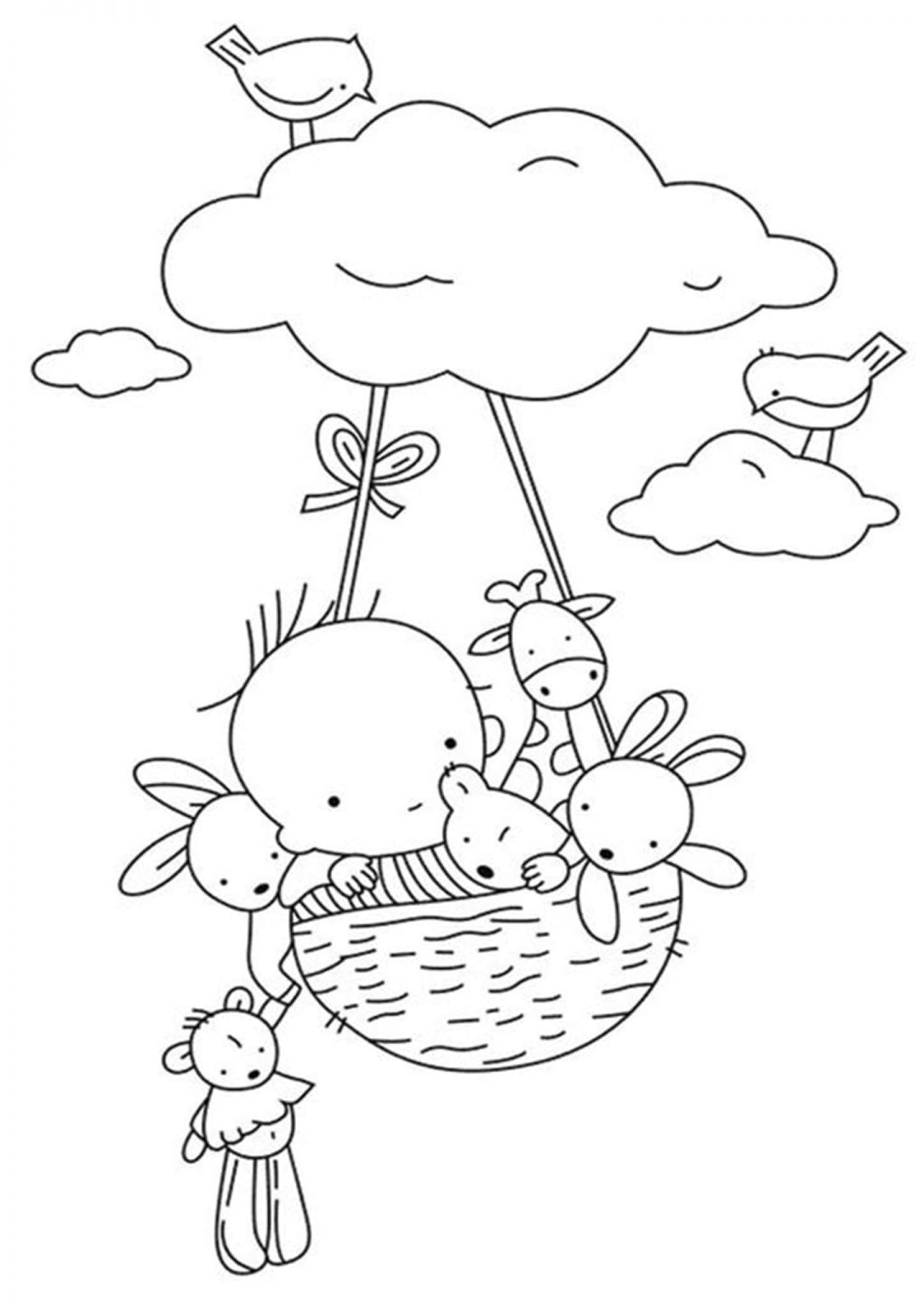 Free & Easy To Print Baby Animal Coloring Pages - Tulamama