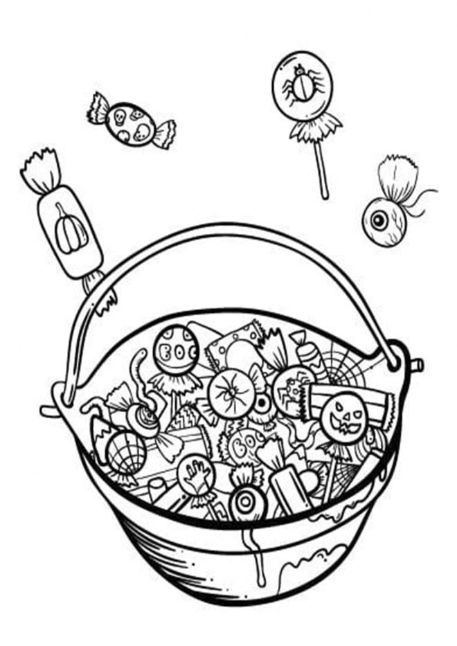 Free & Easy To Print Candy Coloring Pages - Tulamama