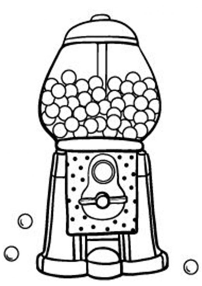 Free & Easy To Print Candy Coloring Pages - Tulamama