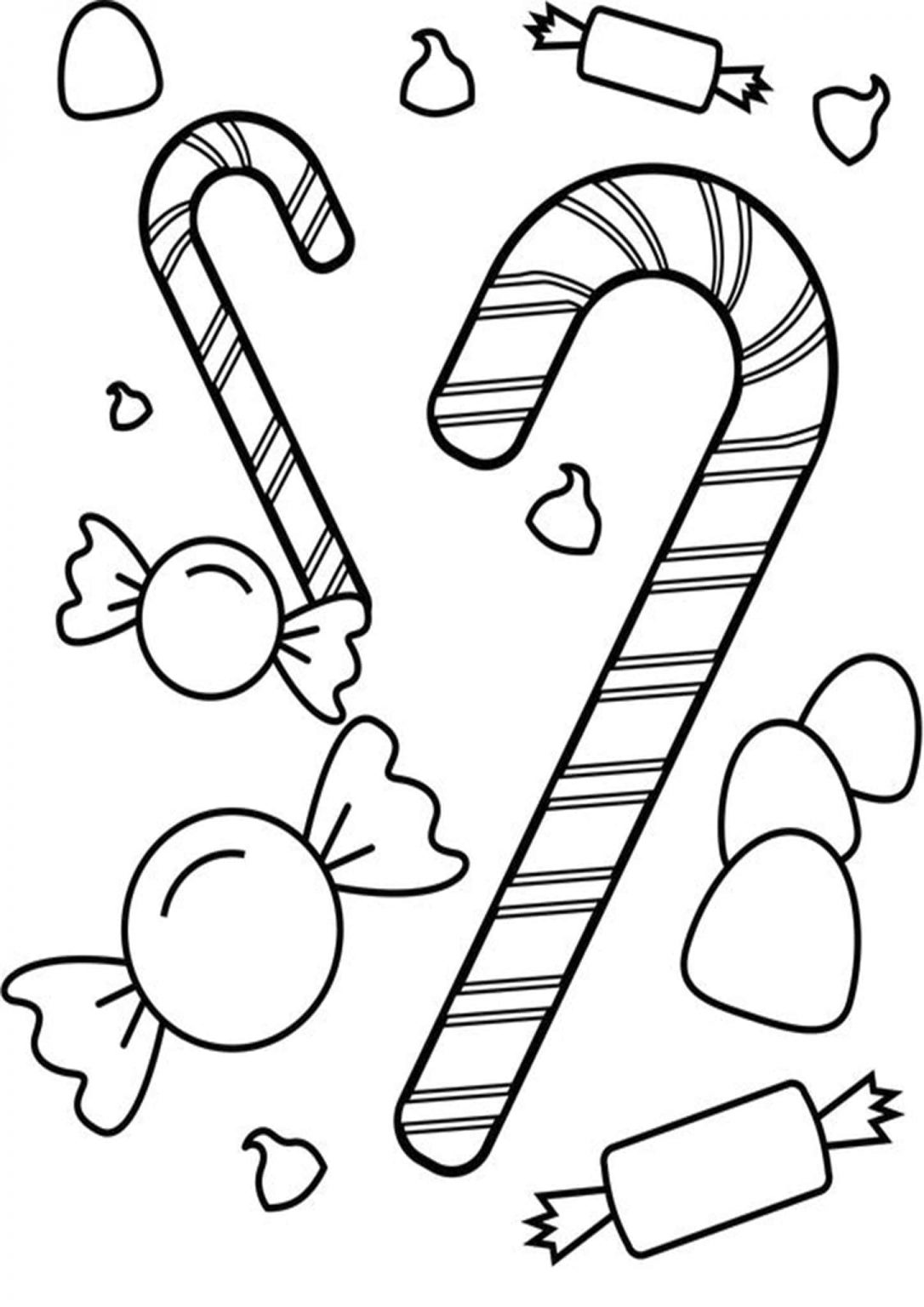 Free & Easy To Print Candy Coloring Pages - Tulamama