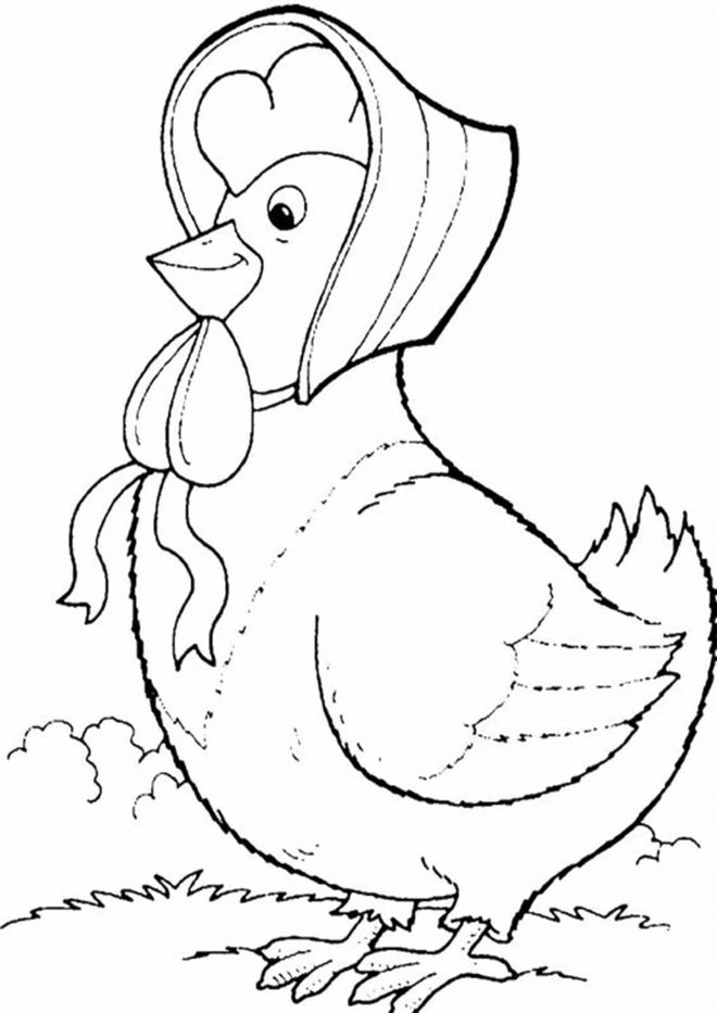 Free & Easy To Print Chicken Coloring Pages - Tulamama