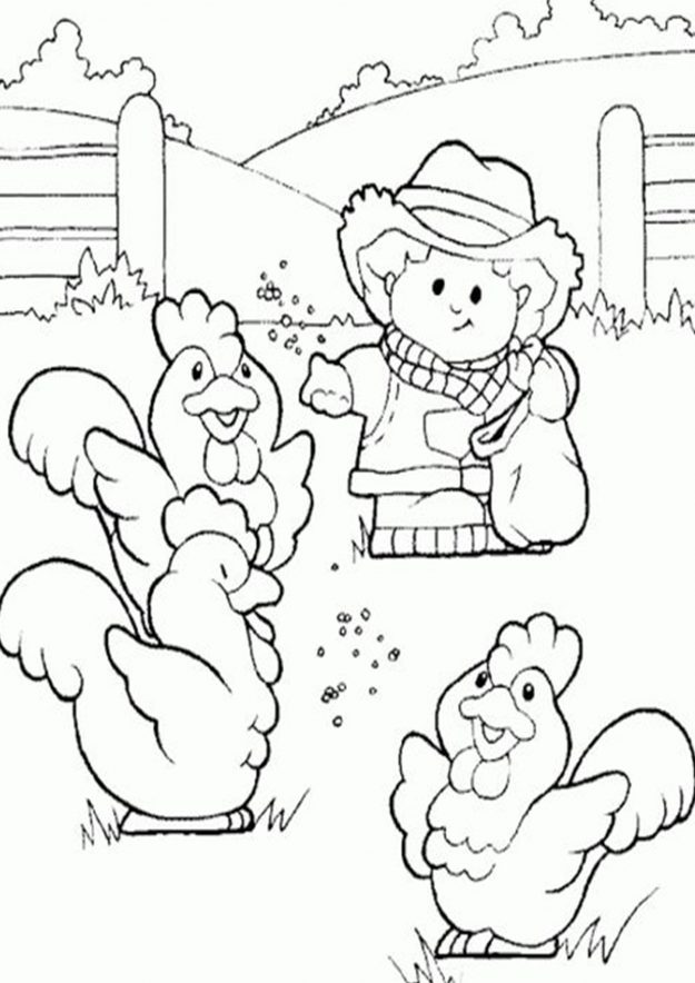 Free & Easy To Print Chicken Coloring Pages - Tulamama