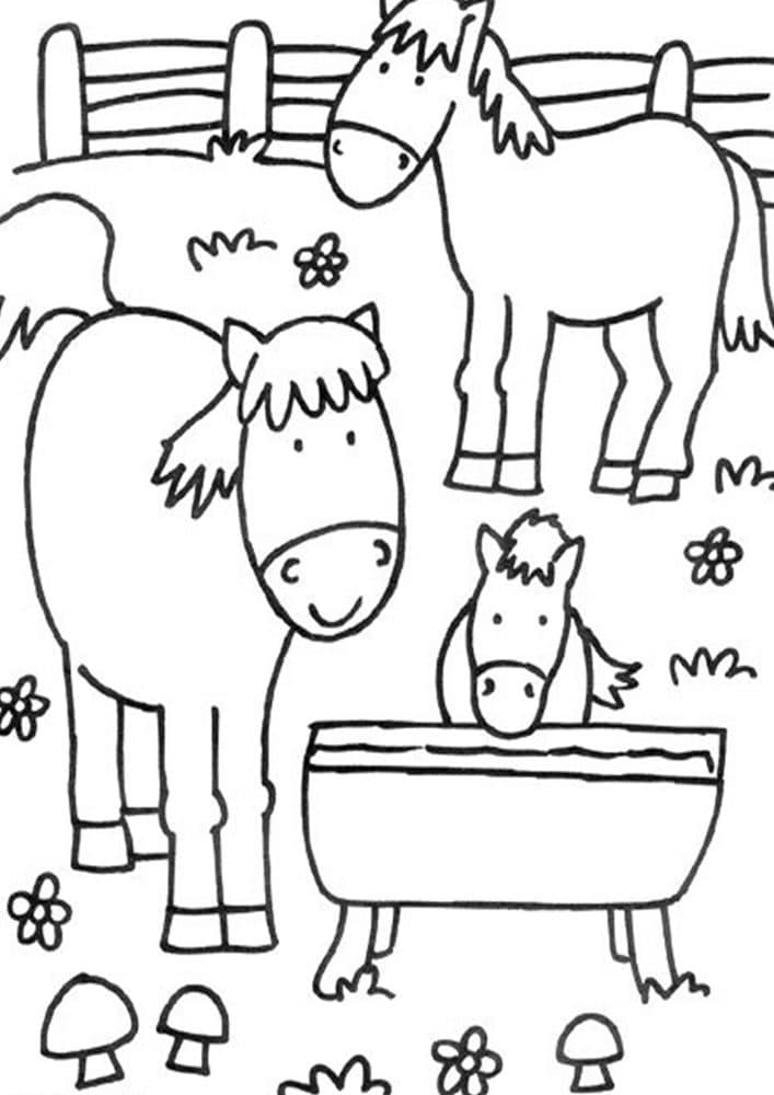 Free & Easy To Print Farm Coloring Pages - Tulamama