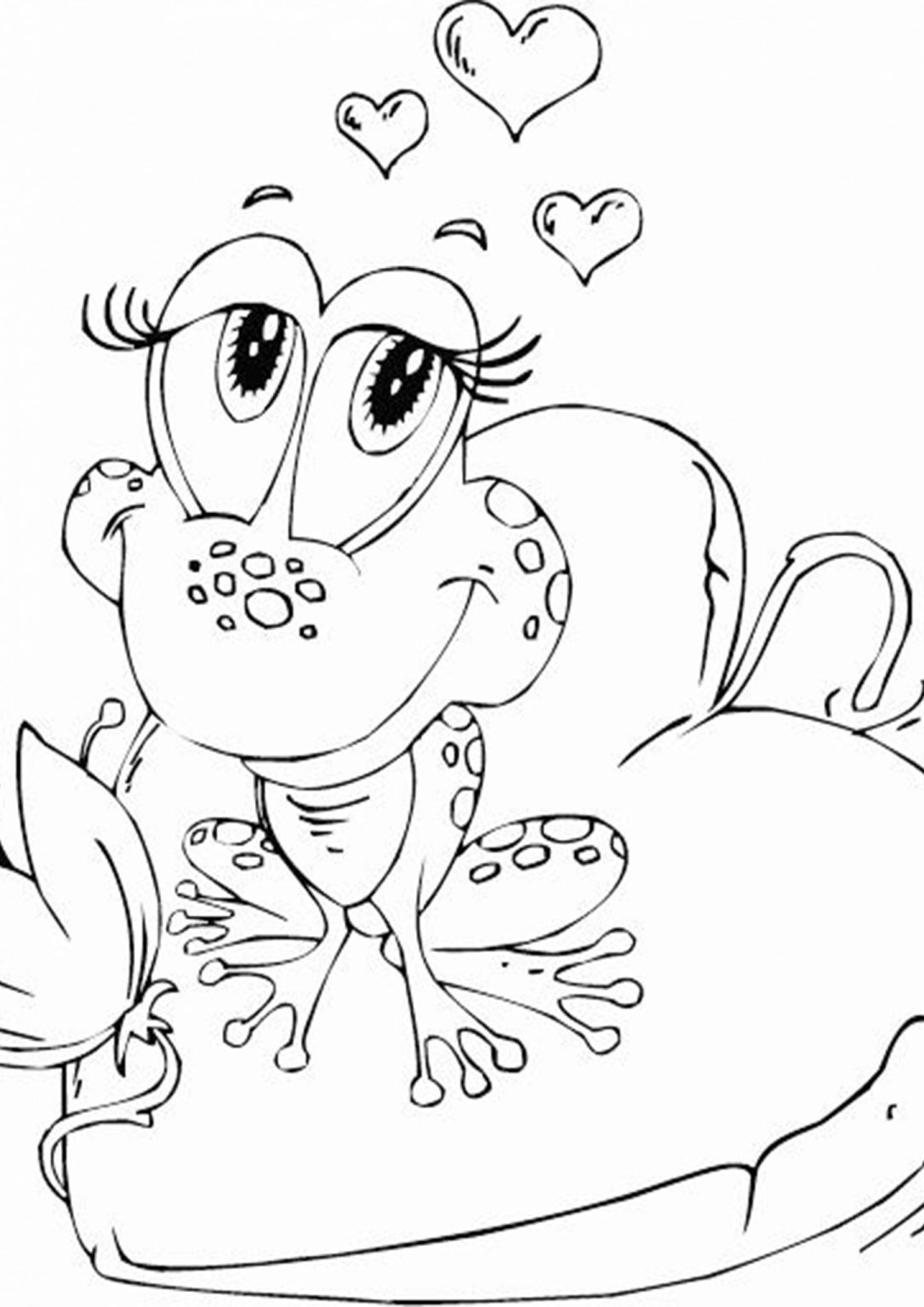 Free & Easy To Print Frog Coloring Pages - Tulamama