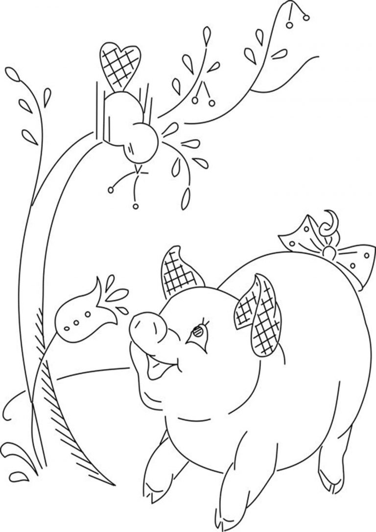 Free & Easy To Print Pig Coloring Pages - Tulamama