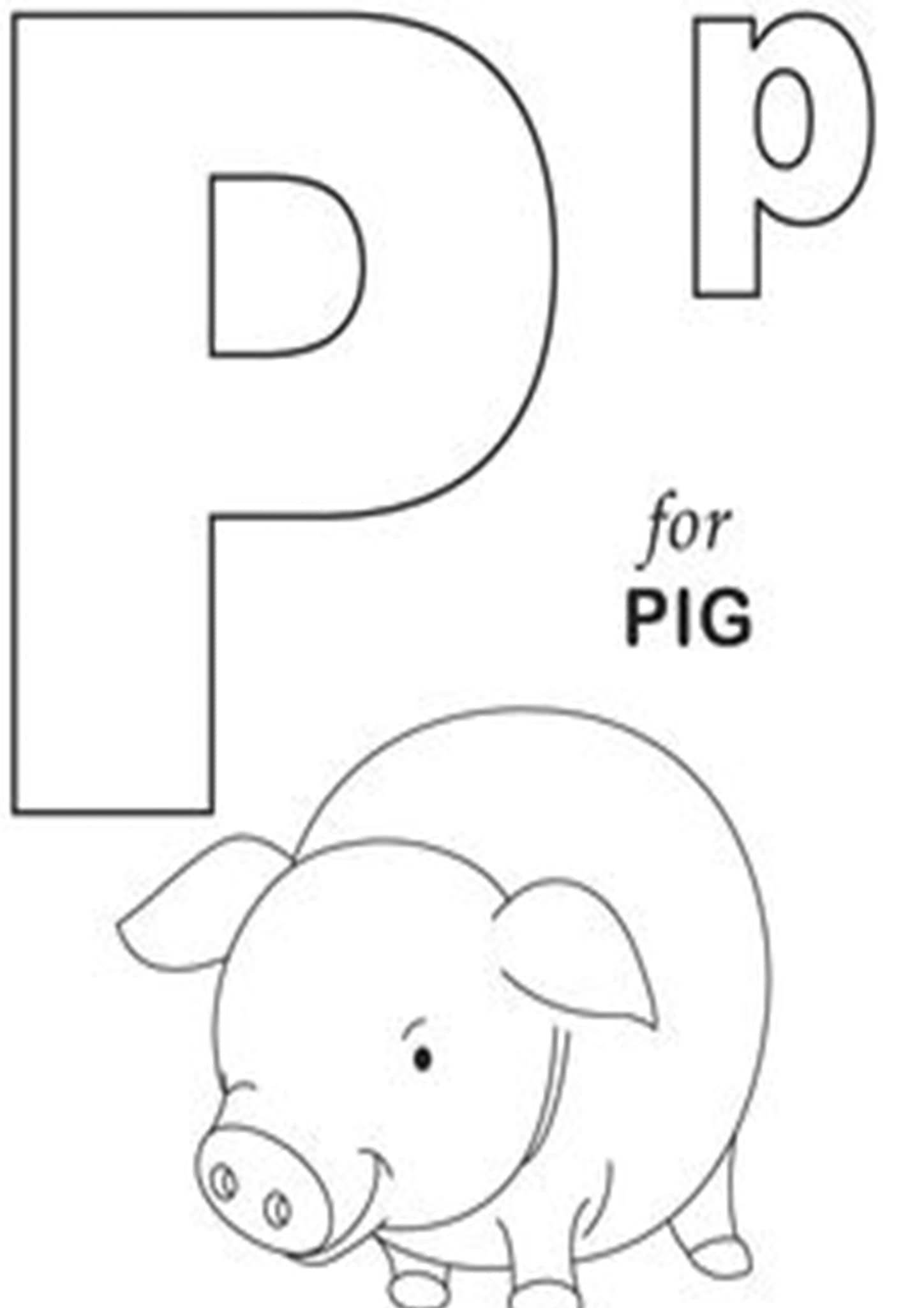 Free & Easy To Print Pig Coloring Pages - Tulamama