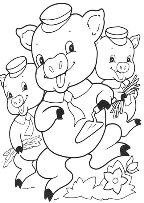 Free & Easy To Print Pig Coloring Pages - Tulamama