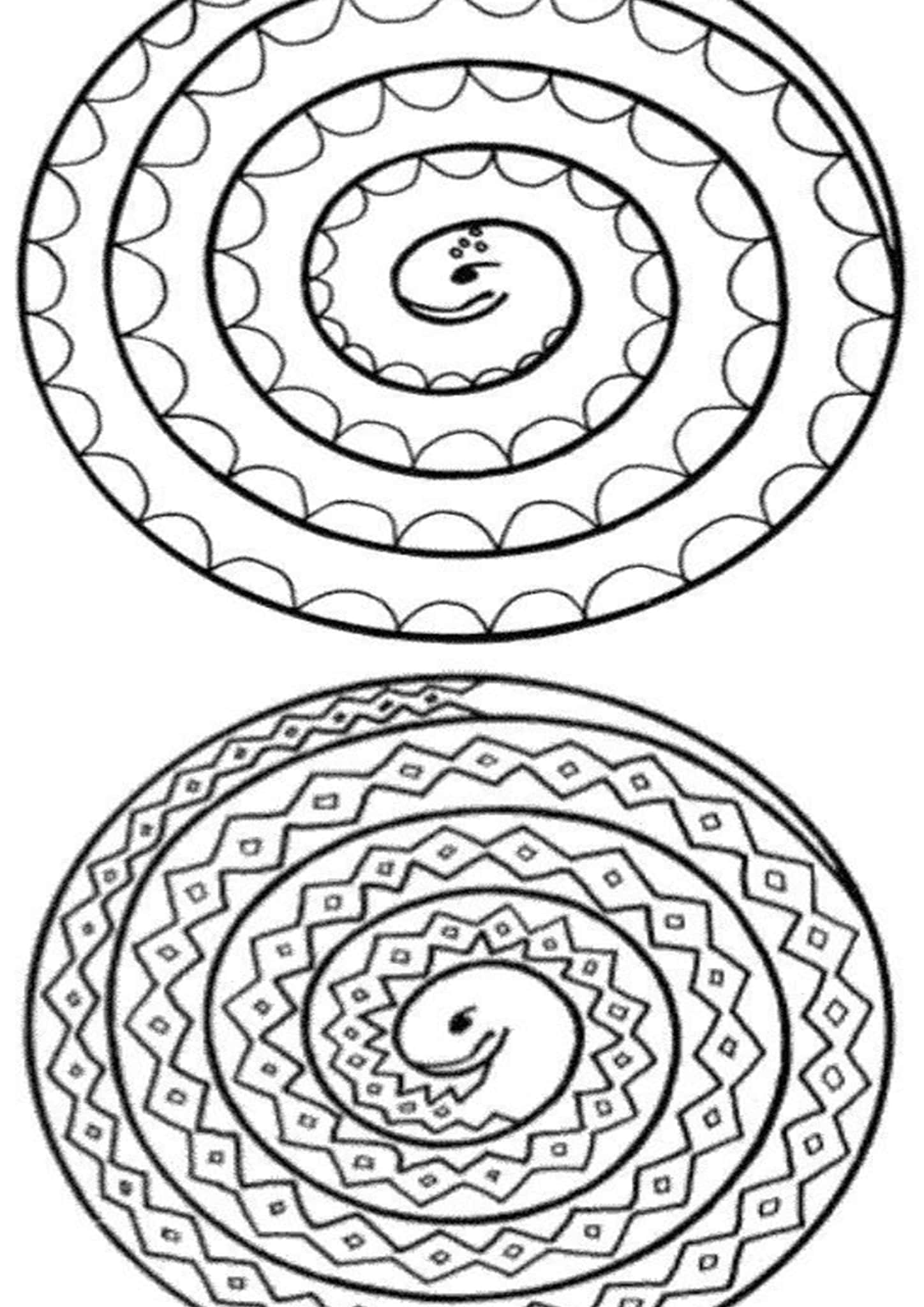 Free & Easy To Print Snake Coloring Pages - Tulamama