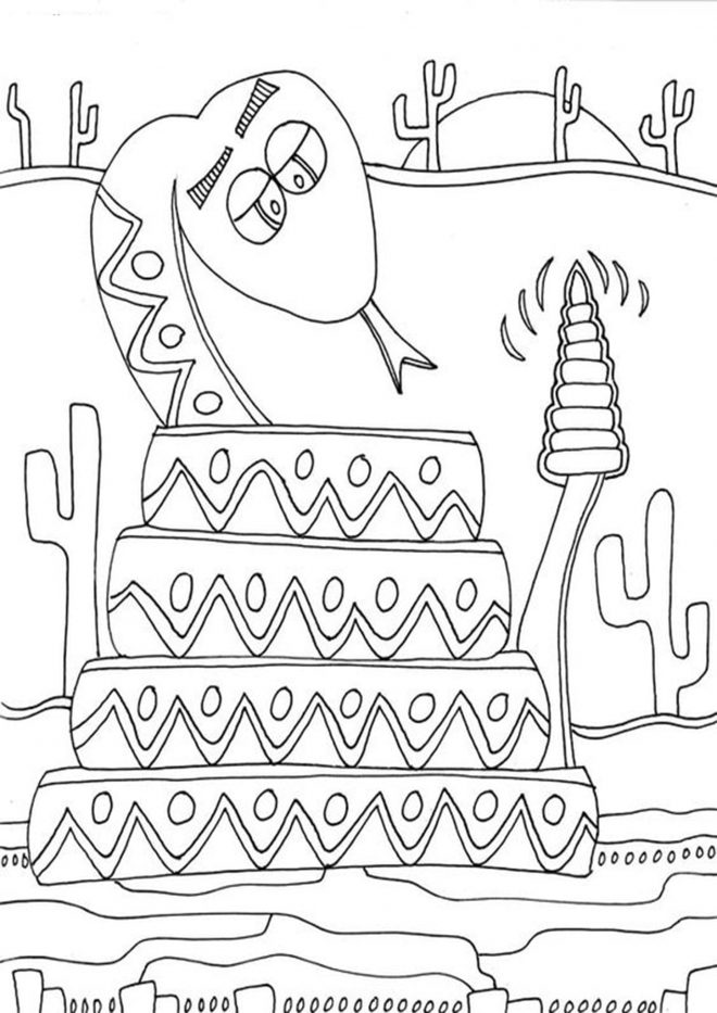 Free & Easy To Print Snake Coloring Pages - Tulamama