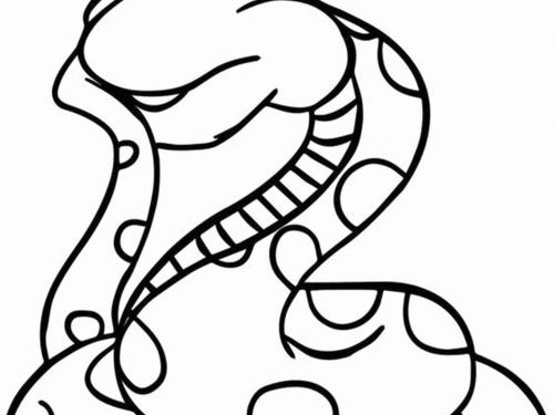 Free & Easy To Print Snake Coloring Pages - Tulamama