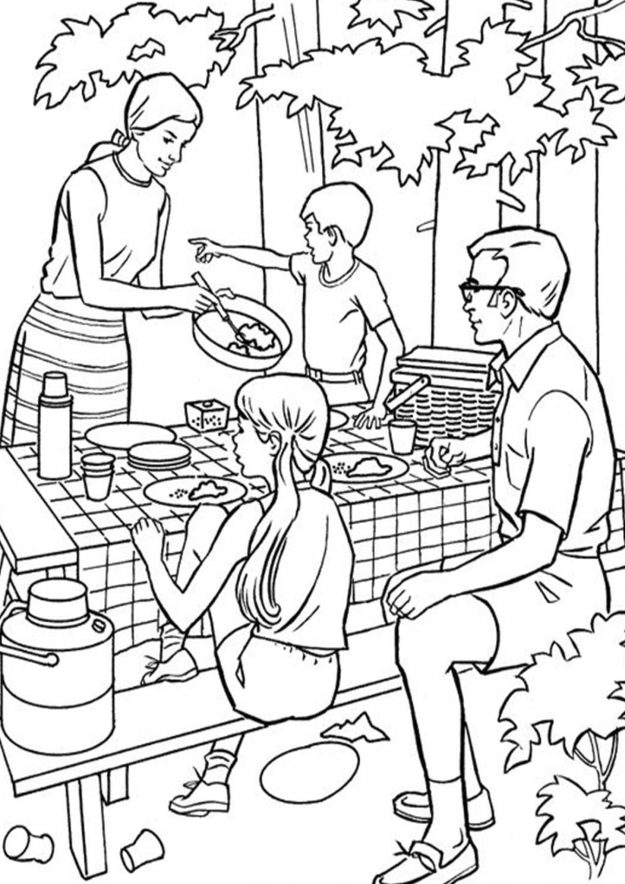 Free & Easy To Print Summer Coloring Pages - Tulamama
