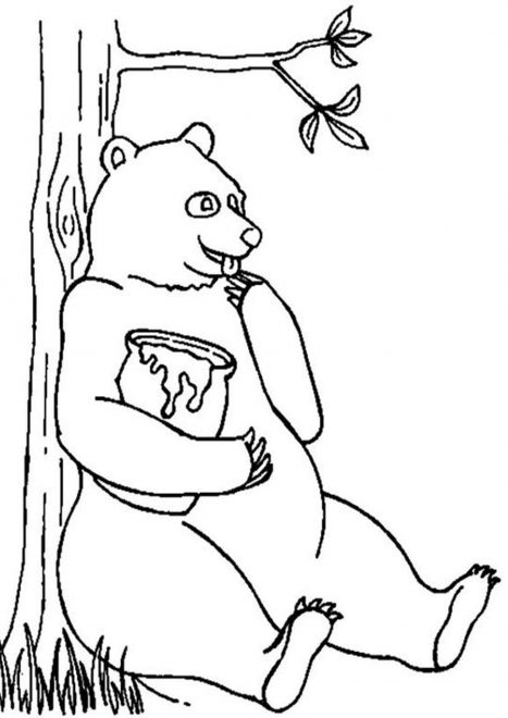 Free & Easy To Print Bear Coloring Pages - Tulamama