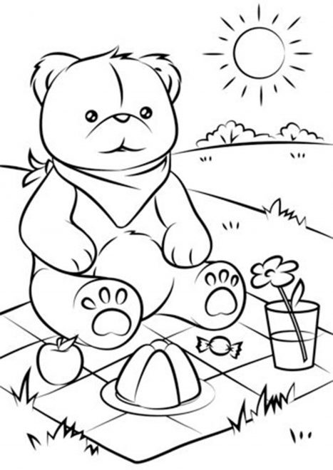 Free & Easy To Print Bear Coloring Pages - Tulamama