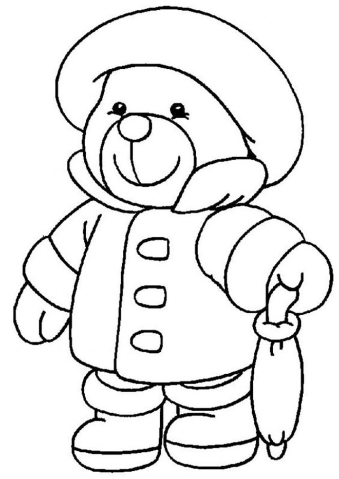 Free & Easy To Print Bear Coloring Pages - Tulamama