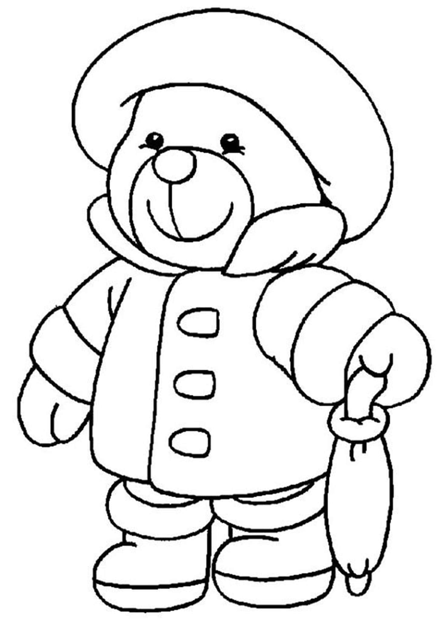 Free & Easy To Print Bear Coloring Pages - Tulamama