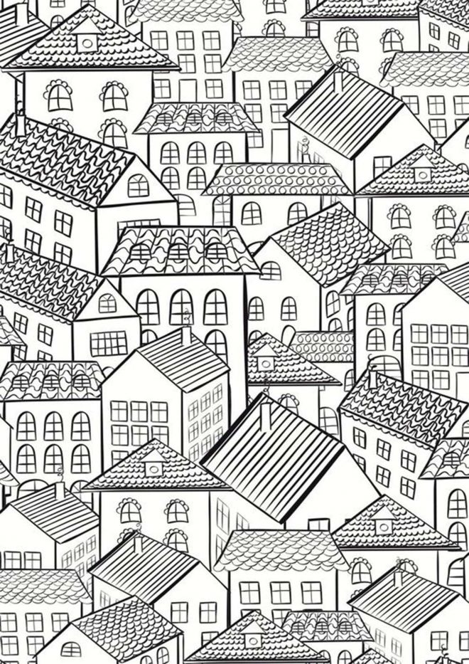Free & Easy To Print House Coloring Pages - Tulamama