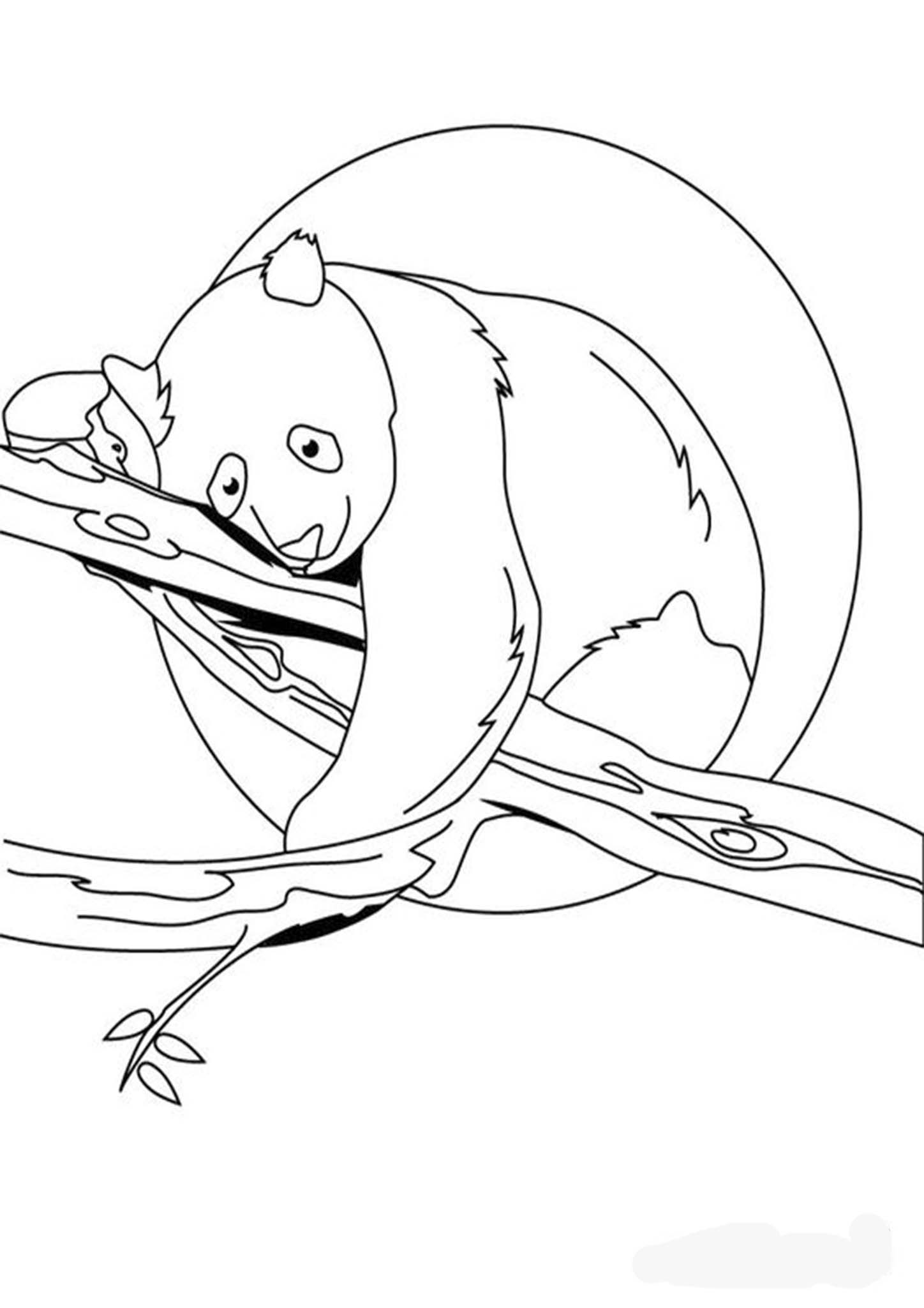 Free & Easy To Print Panda Coloring Pages - Tulamama