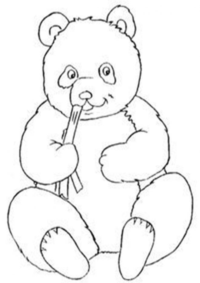Free & Easy To Print Panda Coloring Pages - Tulamama