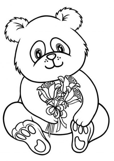 Free & Easy To Print Panda Coloring Pages - Tulamama