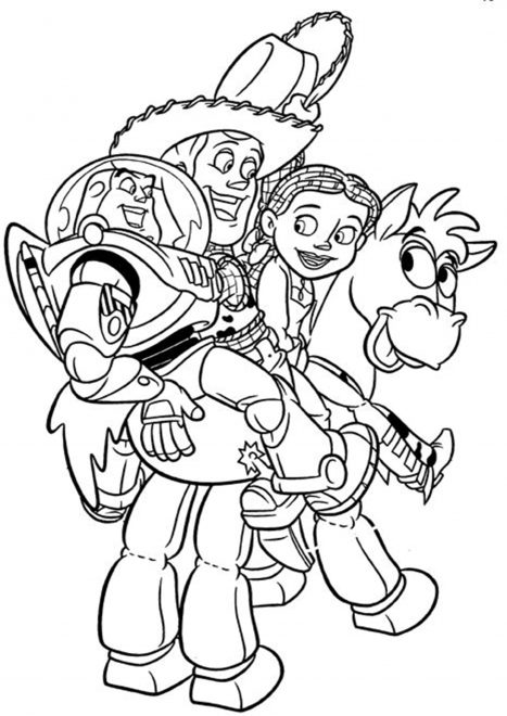 Free & Easy To Print Toy Story Coloring Pages - Tulamama