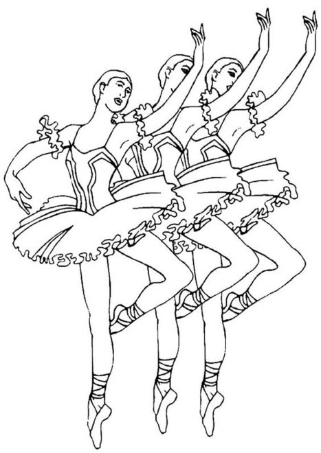 Free & Easy To Print Ballerina Coloring Pages - Tulamama