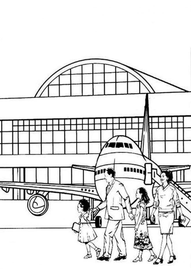 Free & Easy To Print Airplane Coloring Pages - Tulamama