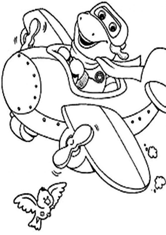 Free & Easy To Print Airplane Coloring Pages - Tulamama