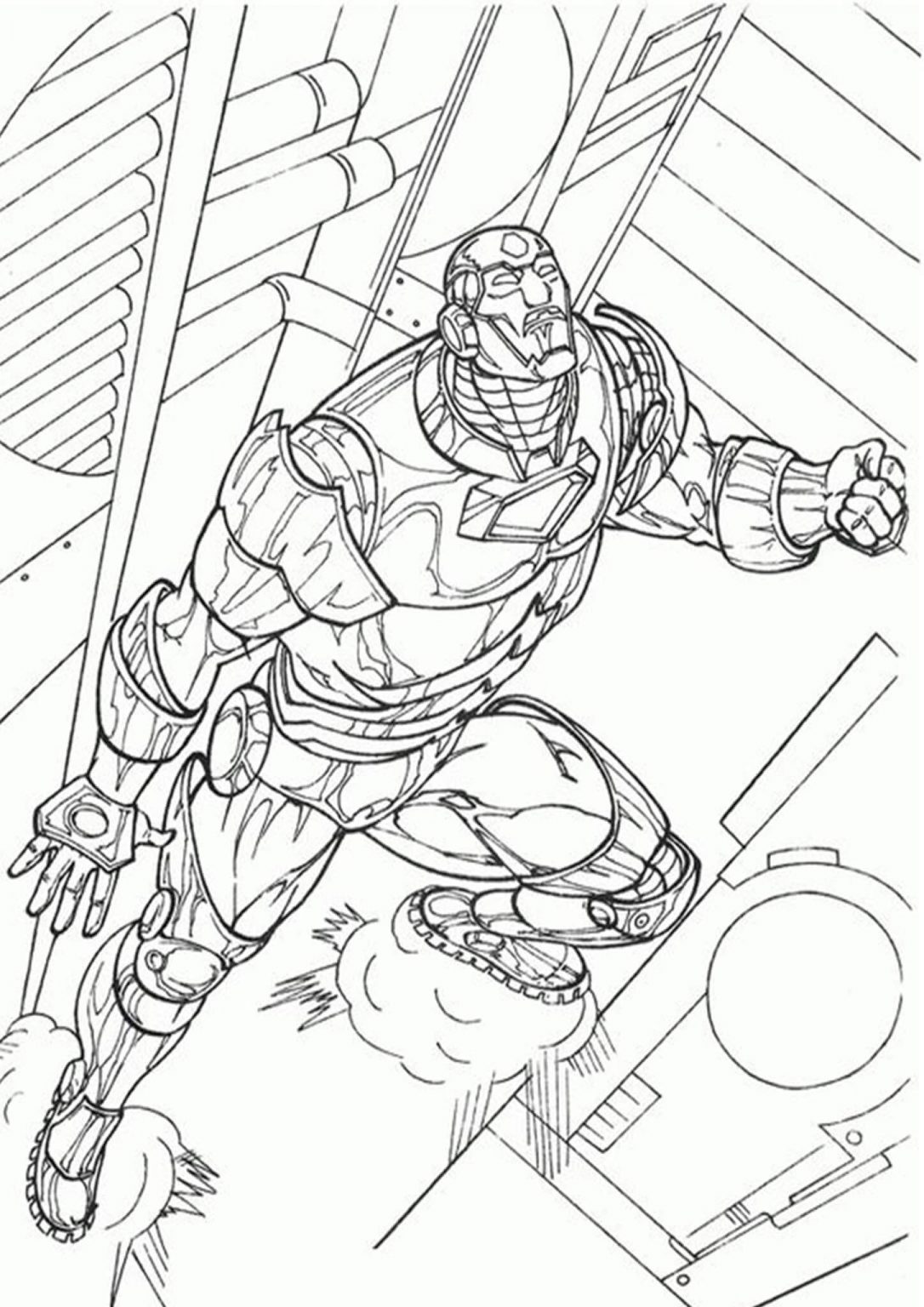 Free & Easy To Print Iron man Coloring Pages - Tulamama
